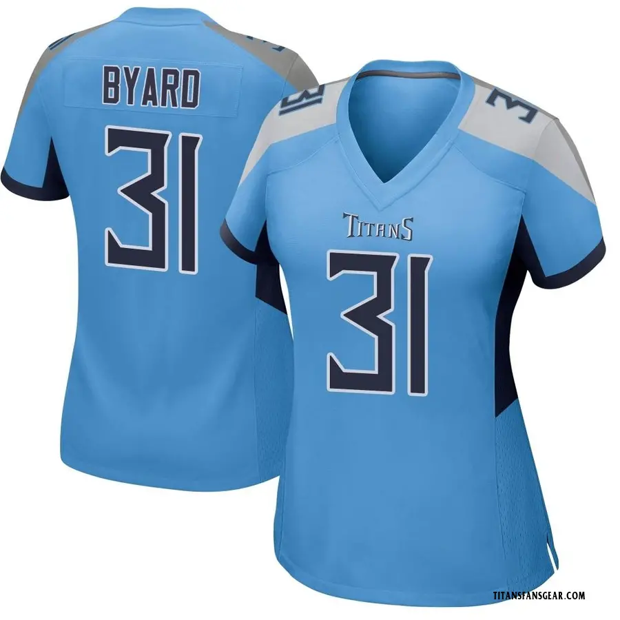Nike Kevin Byard Tennessee Titans Women's Game Light Blue Jersey